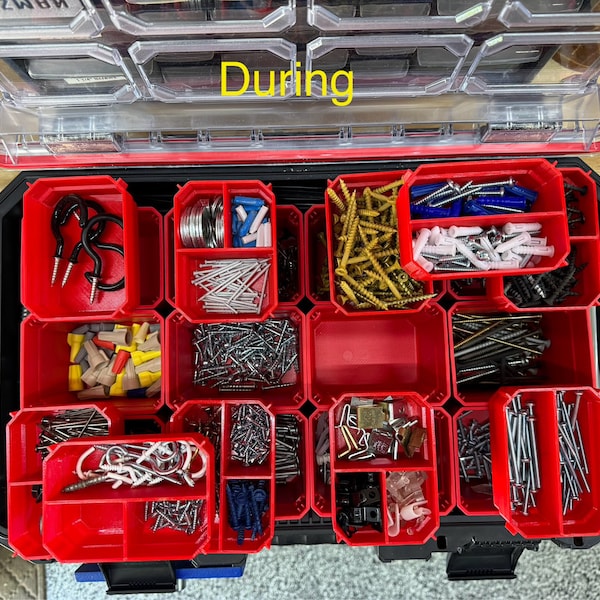 Craftsman VERSASTACK Organizer Compatible Large Nesting Bin - Red - Etsy