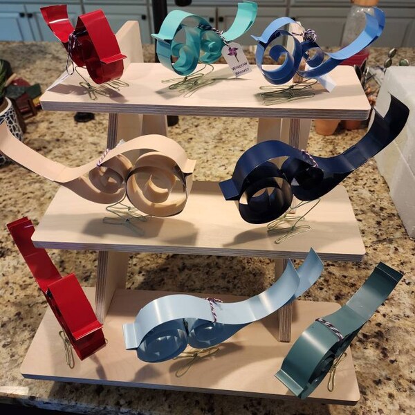 3-tier HDF Curved Display Stand for Markets and Shows - Etsy