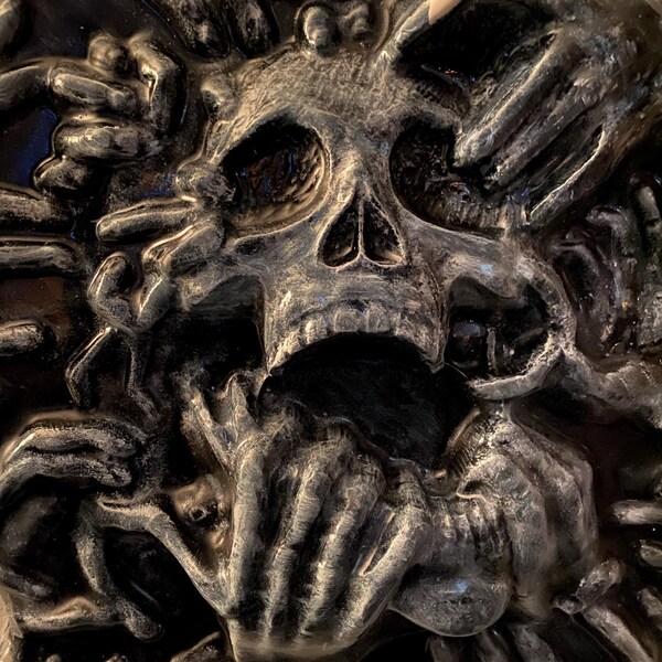 Toadzilla the Mutant Toxic Toad Garden Statue Large Fantasy Funny Green ...