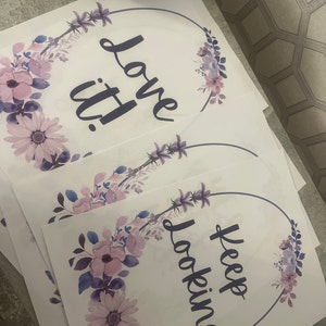 Say Yes to the Dress Boho Bohemian Signs Printable Set I Said Yes to ...