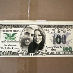 Personalized Custom Play Money Dollars 15 of Each 1, 5, 10, 20 Dollars ...
