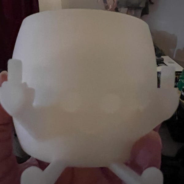 Middle Finger Happy Planter in ALL Colors! Kawaii Planter, Planter With ...