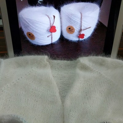 Angora Yarn Angora Fluff Rabbit Hair Hand Knitting Rabbit - Etsy