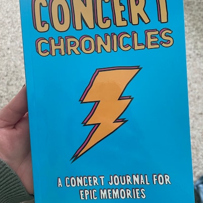 Concert Chronicles A Concert Journal for Epic Memories - Etsy