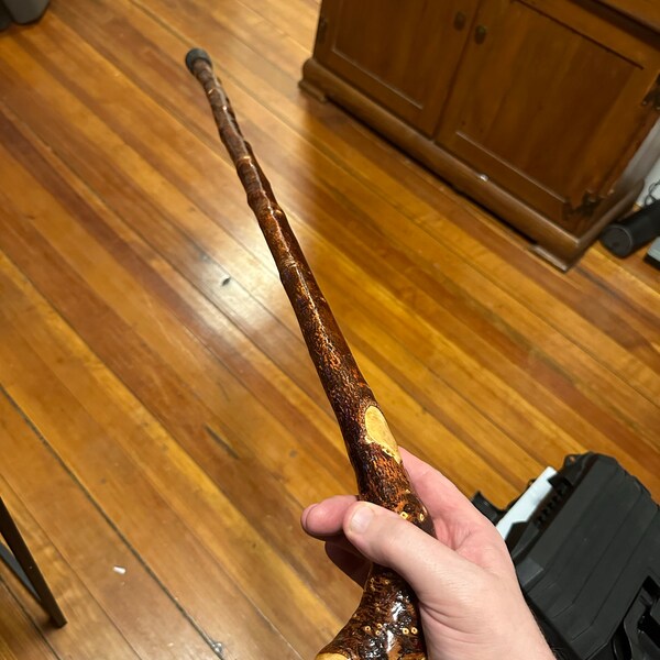 A Stout Irish Blackthorn Walking Stick With 3 Coats of Tung Oil ...