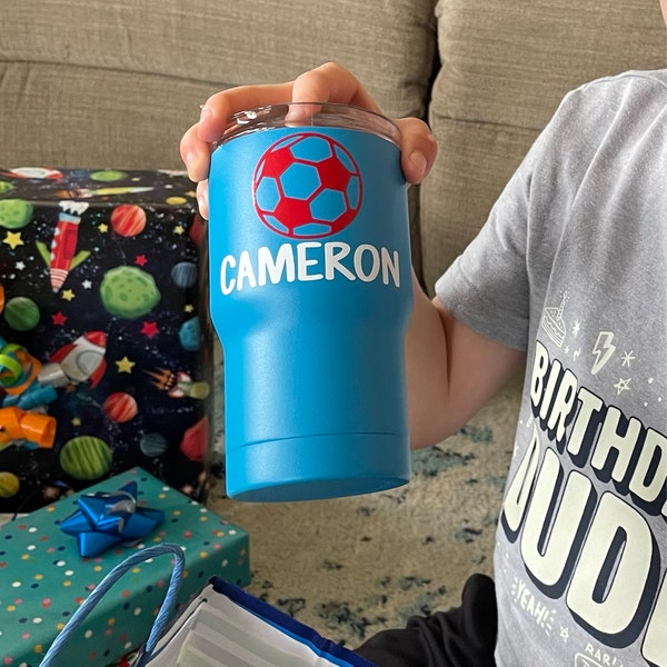 Custom Kid Tumbler, Toddler Cup, Stainless Steel, Birthday Gift, Custom ...