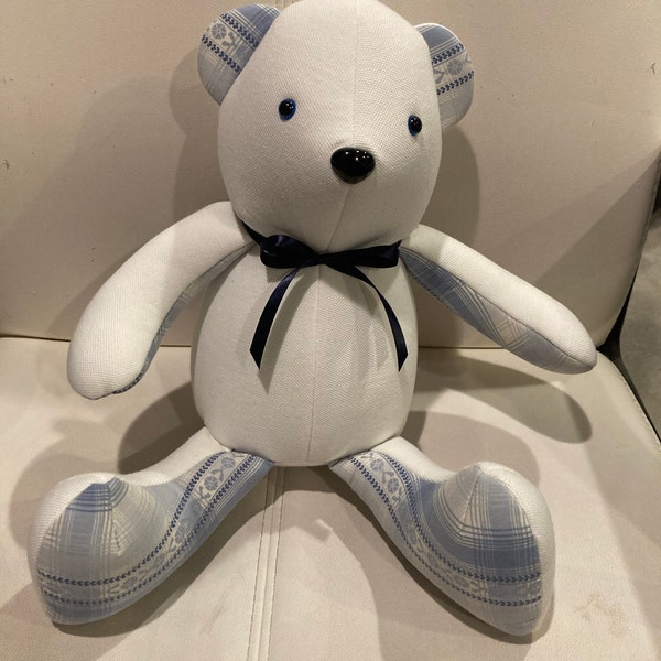 PDF Bailey Bear Memory Bear Sewing Pattern, Beginner Memory Bear Sewing Pattern, Video Tutorial ...