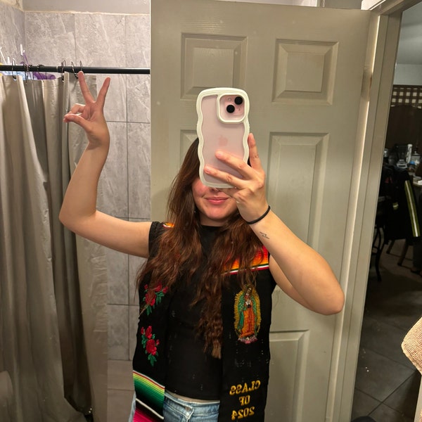 Floral Embroidered Sarape Mexican Graduation Stole.graduation Stash ...