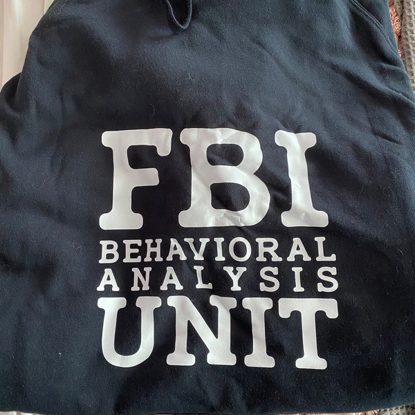 Criminal Minds - FBI Behavioural Analysis Unit Hoodie - Etsy