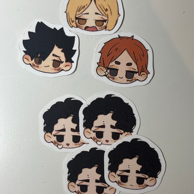 Haikyuu Chibi Stickers HQ Stickers Vinyl Matte Stickers - Etsy