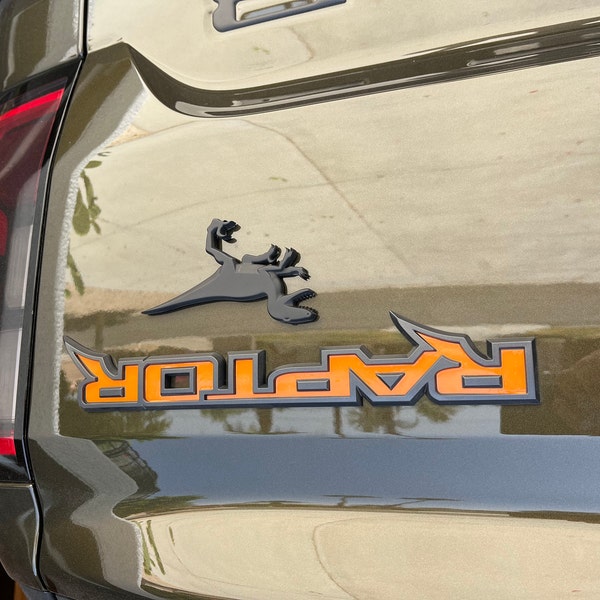 2024-2025 Ford Ranger Raptor Tailgate Inlays - Vinyl Decals Stickers ...