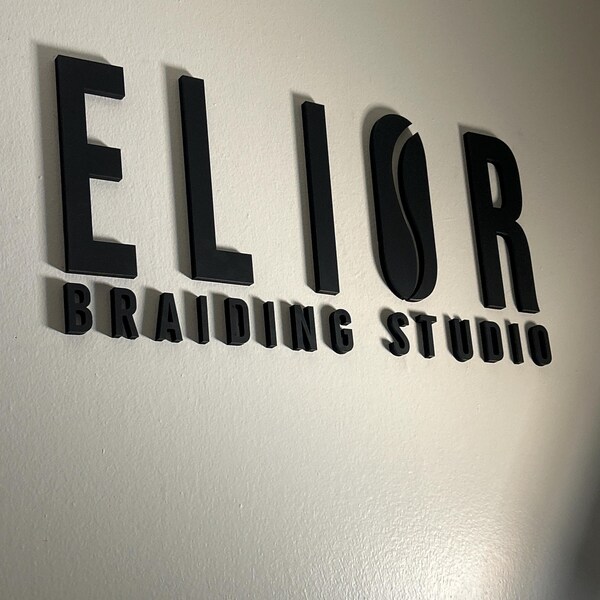 Laser Cut Logo Sign, Beauty Salon Sign, 3D Business Sign, Business ...