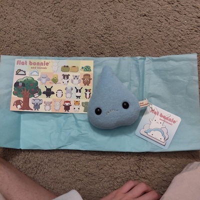 Teardrop Plush, Cute Sad Breakup Gift, Crying Stuffy Toy, Kawaii ...