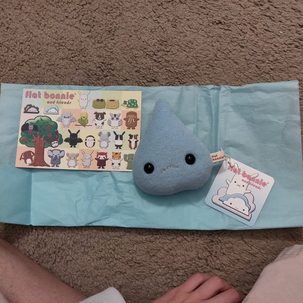 Teardrop Plush, Cute Sad Breakup Gift, Crying Stuffy Toy, Kawaii ...