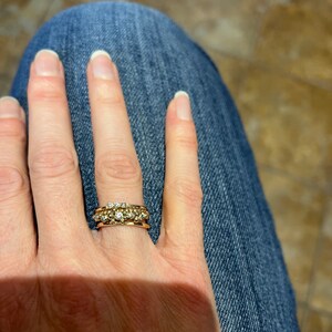 Bramble Straight Solid Gold Ring - Etsy