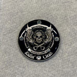 AA 6 Year Silver Color Plated Glitter Coin, Blue, Silver, Black Rainbow ...