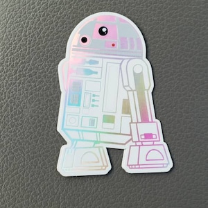 R2D2 Holographic Droid Sticker/ Star Wars Disney Laptop Stickers/mickey ...