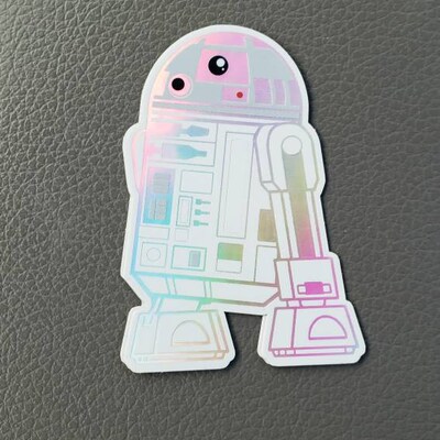 R2D2 Holographic Droid Sticker/ Star Wars Disney Laptop Stickers/mickey ...