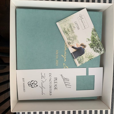 Wedding Album With Matte Gold Lettering Personalized Photo - Etsy