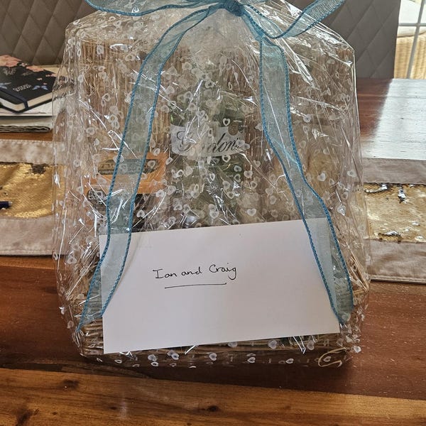 Branded Wicker Hamper With Logo, Personalised Bespoke Corporate PR Gift ...