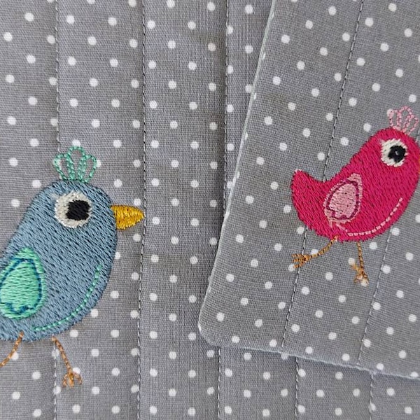 Mini Bird Machine Embroidery Design – Cute Walking Bird – Little Bird ...