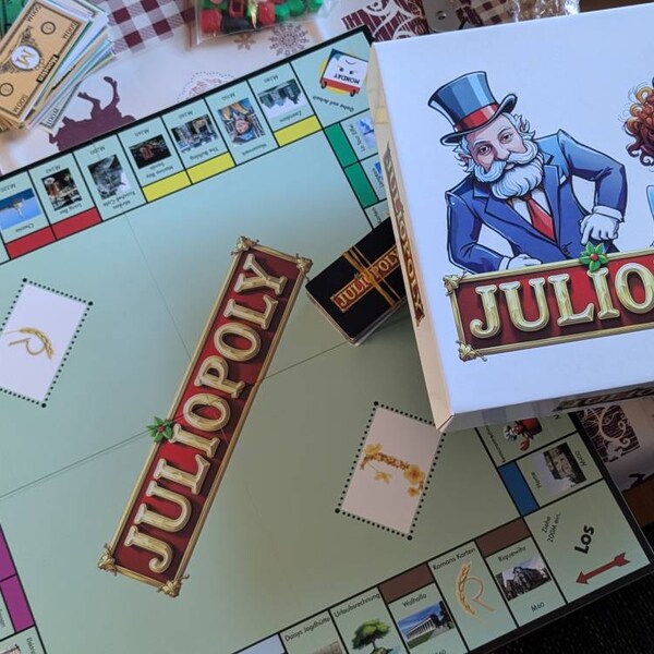 Custompoly Board Game - Complete Game: Customized Gift, Personalized ...