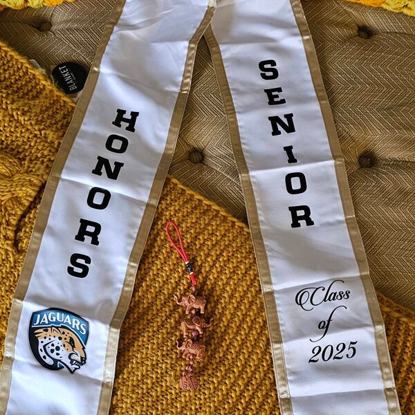 Customized Graduation Sash Custom Graduation Sash Personalized Sash Custom Text Sash Custom Sash ...