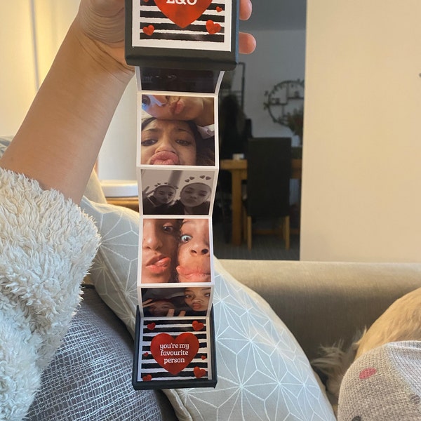 Personalised Photo Pull up Gift Box for Him or Her, Boyfriend ...