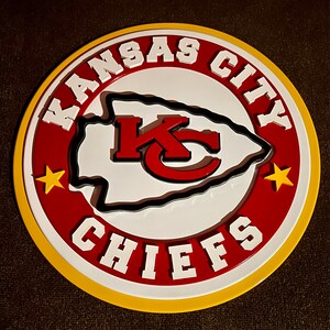 Kansas City Chiefs Wooden Sign - Etsy