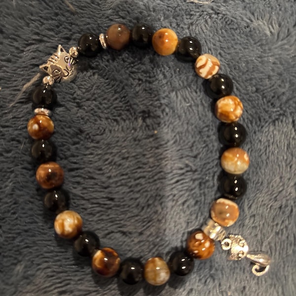 Tortoiseshell Cat Bracelet | Cat Bracelet | Cat Lover Gift | Cat ...