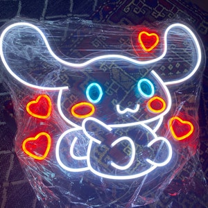 Kaw Neon Sign, Kawaii Anime Kaw Led Neon Sign Light for Kids Bedroom ...