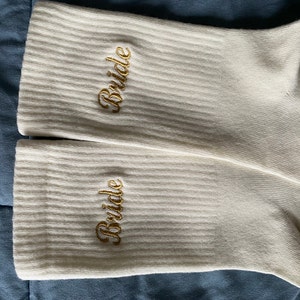 Princess Bride Socks, Custom Embroidered Lilac Flower Wedding Socks ...