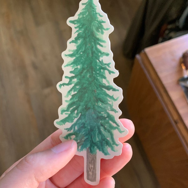 Mountain Sticker, Watercolor Sticker, Ice Sticker, PNW Sticker, Vinyl ...