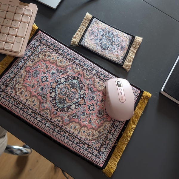 Mouse Pad, Beautiful Turkish Carpet Mousepad, Rug Mouse Mat, Office ...