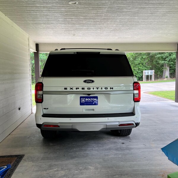 Matte Black EXPEDITION XLT MAX Overlay Letters Emblem - Fits 2022-2025 ...