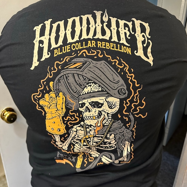 Welder "hoodlife" T-shirt, Welder Hat, Welder Gift, Welder Life, Welder ...