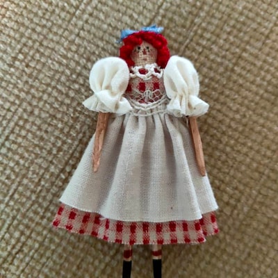 Dollhouse Miniature Handmade OOAK Marcia Backstrom Doll Woman - Etsy