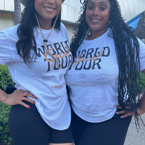 Disney Epcot World Tour Shirt, Disneyland Tee, Drink Around the World ...