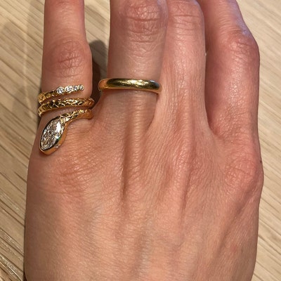 Square Halo Wedding Ring Guard ,moissanite Diamond Solitaire Engagement ...