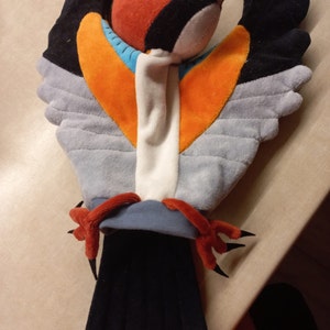 Ruby the Phoenix Firebird Hand Puppet - Etsy