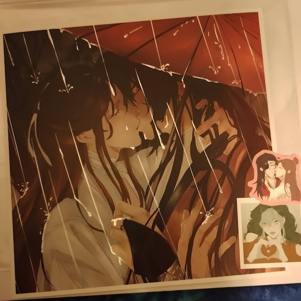 Ivy Art Print - Satosugu Gojo Geto JJK Jujutsu Kaisen - Trigun Vash - Hualian Hua Cheng Xie Lian ...