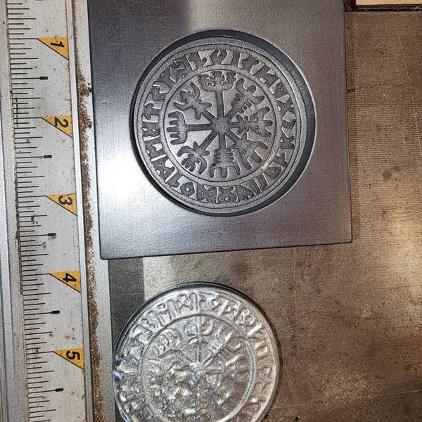 VIKING HAMMER PENNY - (2 Sided) Graphite Coin Mold - Etsy