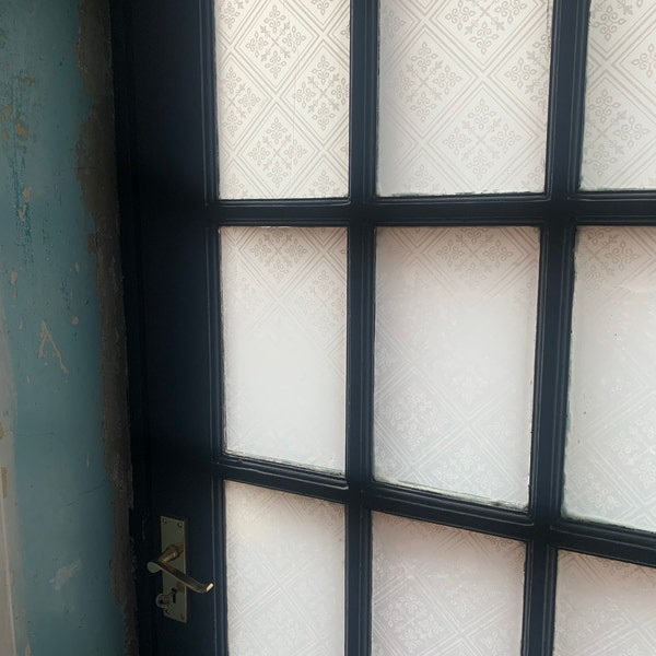 Privacy Frosted Window Film Decorative Etched Feature Glass Self ...