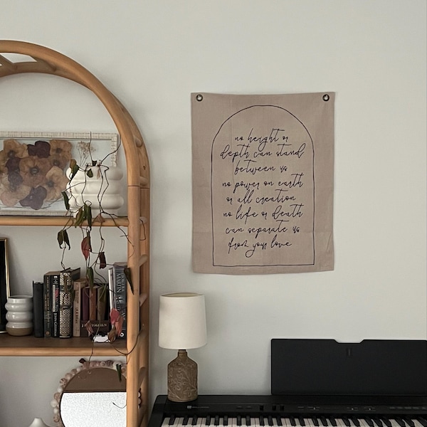 The Lord Bless You Canvas Flag | Scripture Wall Decor | Canvas Banner ...