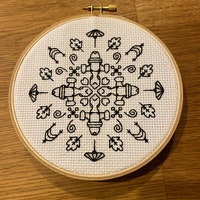 Magic Rings Blackwork Sampler Pattern - Etsy Canada