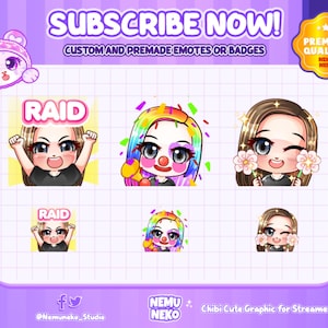 Custom Cute Stream Overlay Package / Twitch Overlay Commissions ...