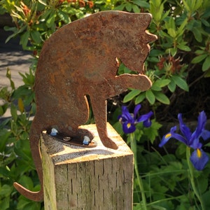 Rustic Rusty Metal Garden Columns Landscape Design Bamboo - Etsy