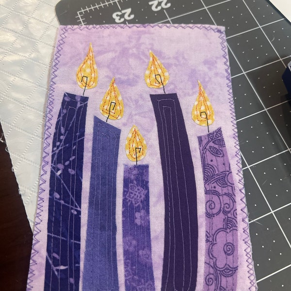 Quilted Postcard Pattern-fabric Postcard Pattern-cat Face - Etsy