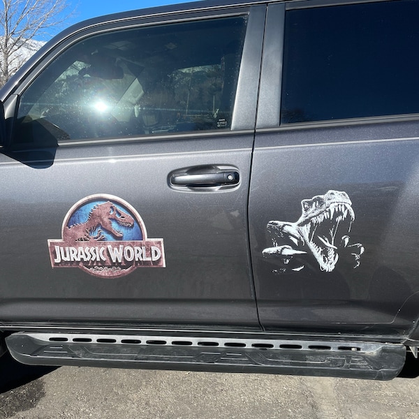 Raptor Velociraptor Pick up Side Rear Window Bed Hood Door Graphic ...