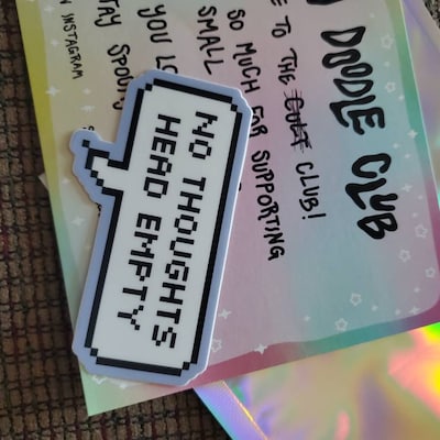 BRAIN STICKER Vinyl Neuroscience Anatomy Sticker, Waterproof Brain ...